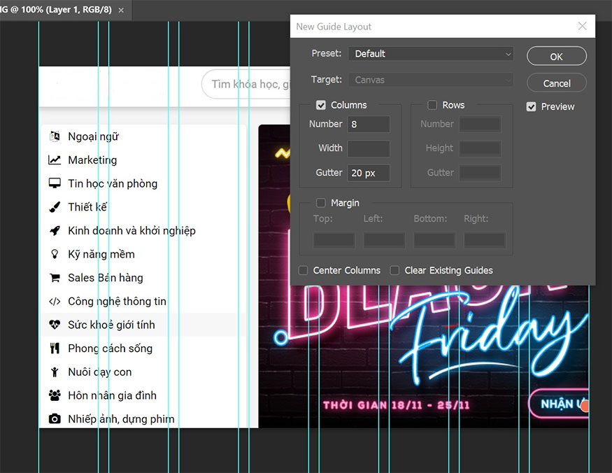 How to Create a Grid in Photoshop from A-Z
